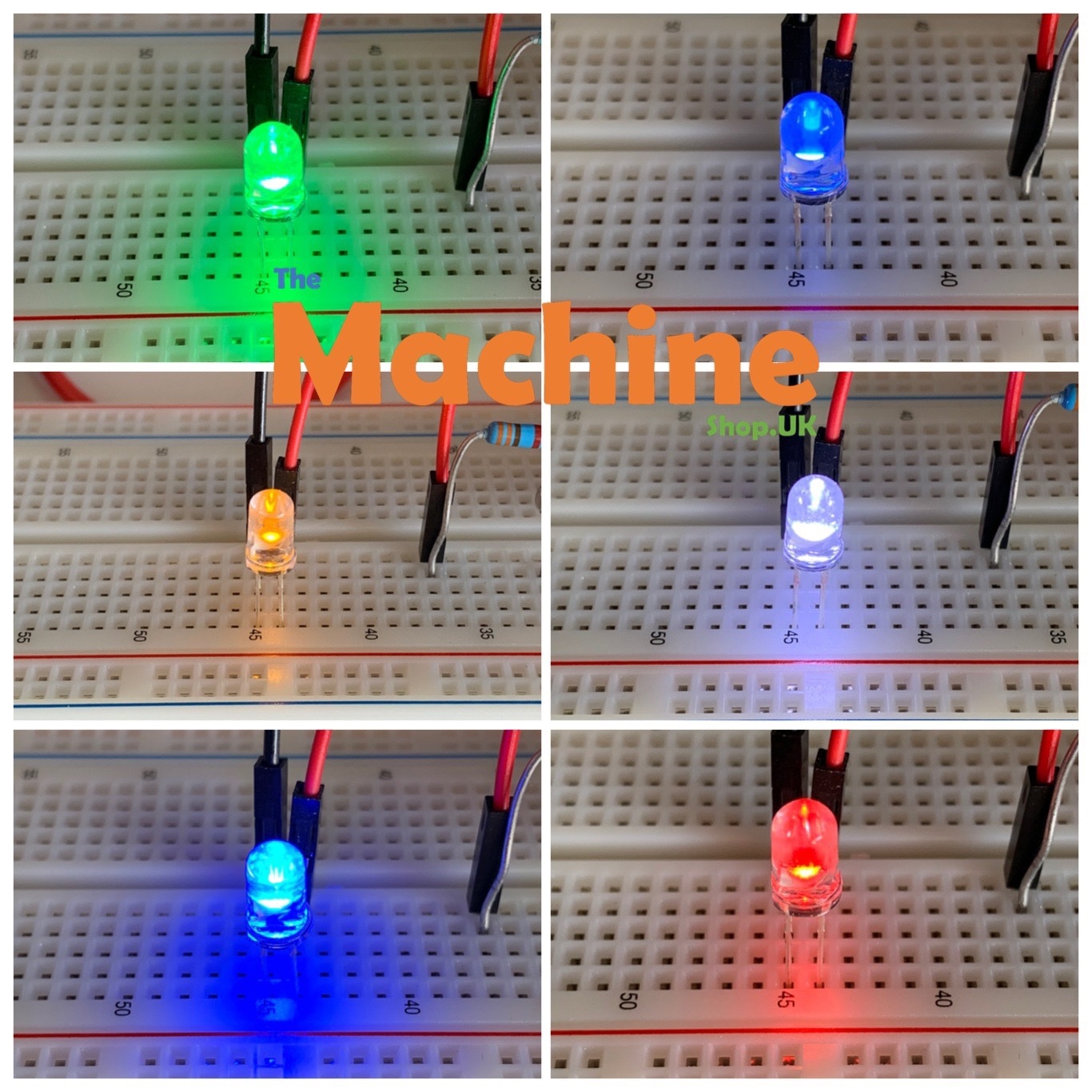 5mm clear LEDs - The Machine Shop