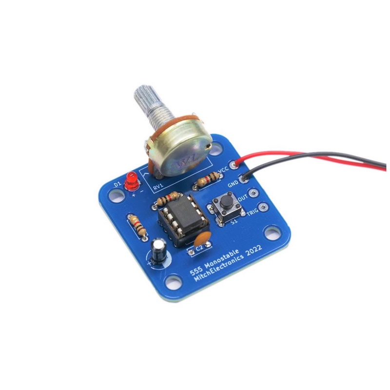 555 Monostable Kit - The Machine Shop